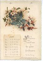 THE TENNYSON CALENDAR FOR 1895 - TuckDB Ephemera