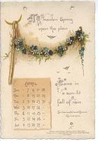 THE TENNYSON CALENDAR FOR 1895 - TuckDB Ephemera