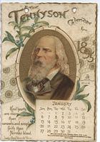 THE TENNYSON CALENDAR FOR 1895 - TuckDB Ephemera