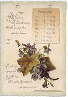 THE TENNYSON CALENDAR FOR 1895 - TuckDB Ephemera