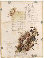 OLIVER WENDELL HOLMES CALENDAR FOR 1895 - TuckDB Ephemera