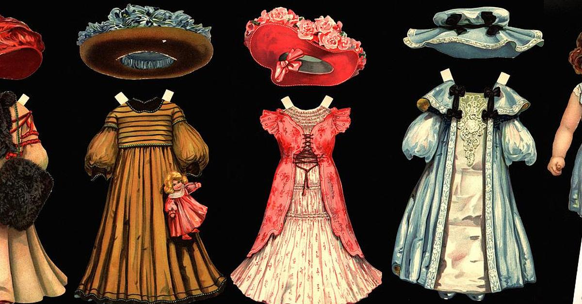 Set: DAINTY DOLLIES SERIES OF DRESSING DOLLS, NO. 5, LOVELY LILY WITH ...