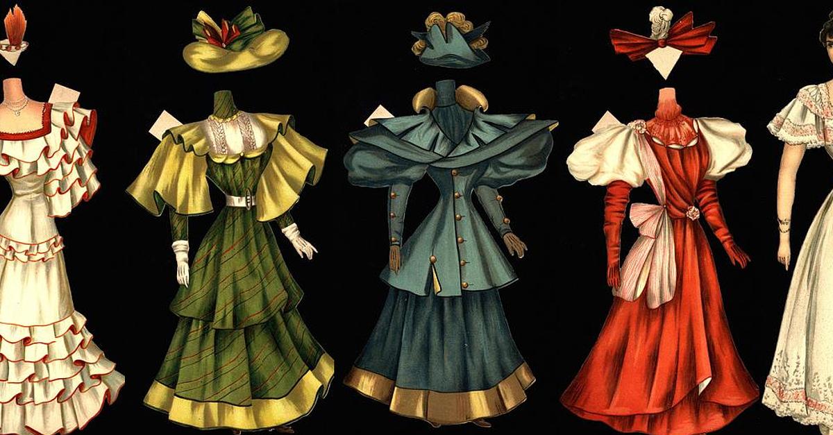 Set: BLONDE AND BRUNETTE SERIES OF DRESSING DOLLS DRESSING DOLLS ...