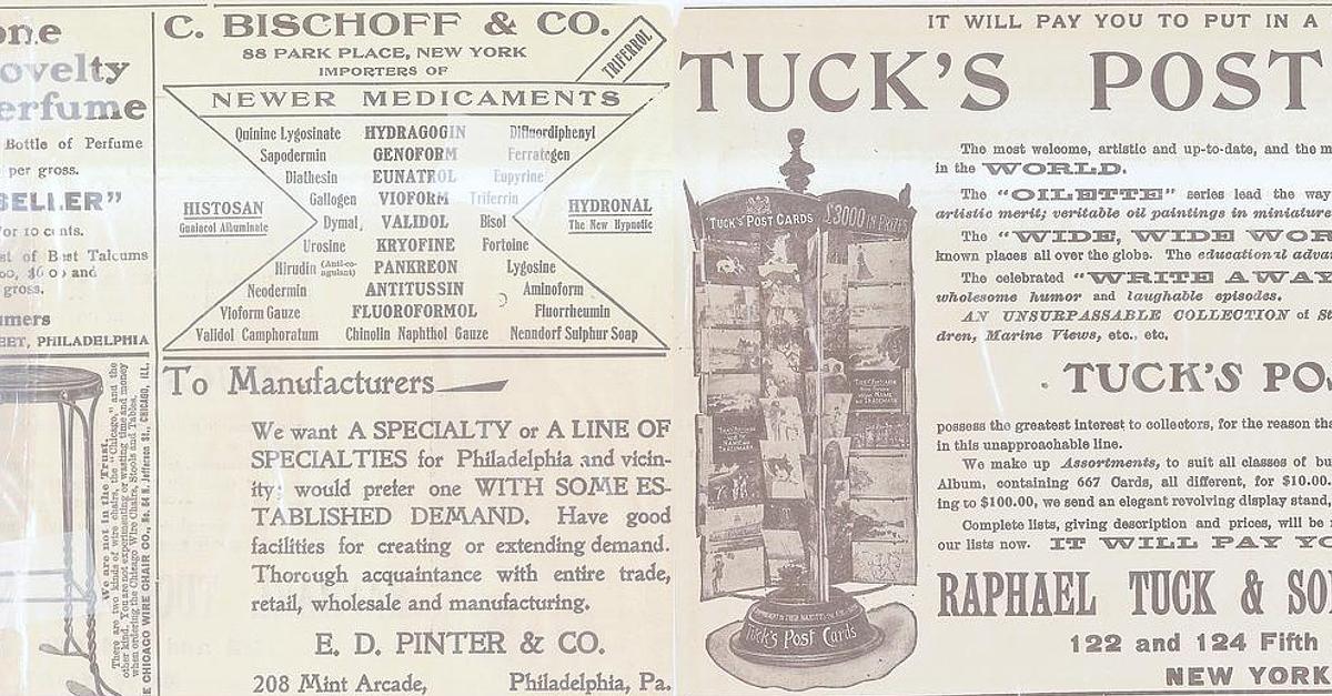 Set: advertisement - TuckDB Ephemera