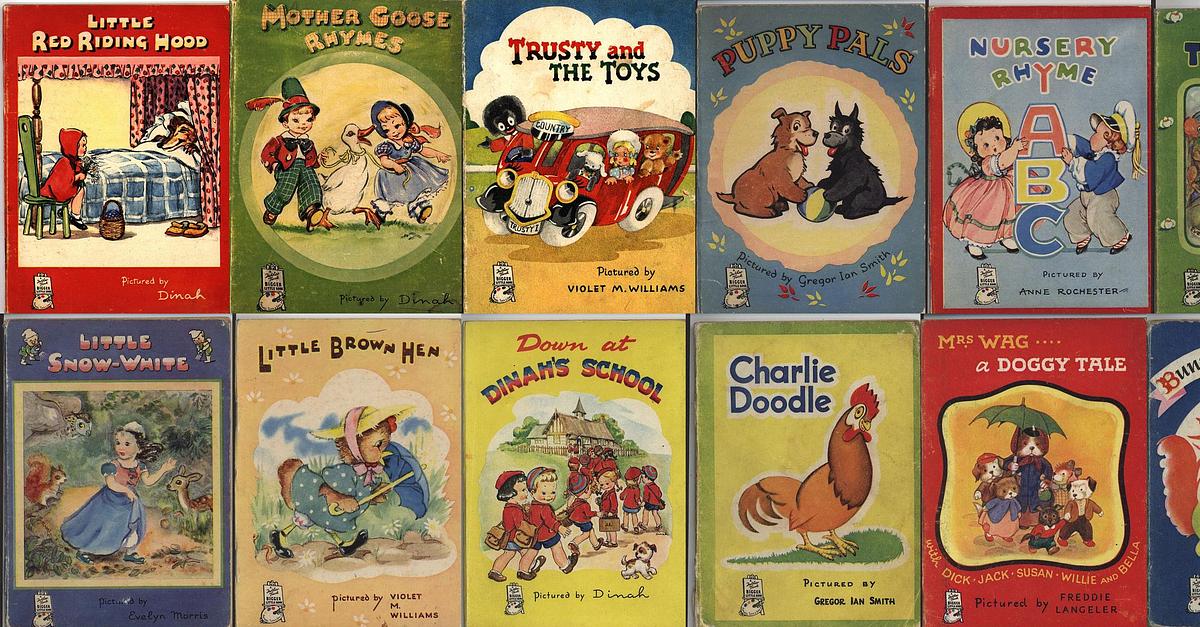Set: A FATHER TUCK BIGGER LITTLE BOOK - TuckDB Ephemera